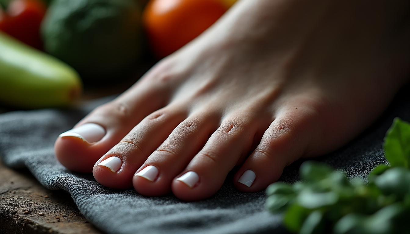 Le lien entre le trait blanc sur les ongles des pieds et les carences ...